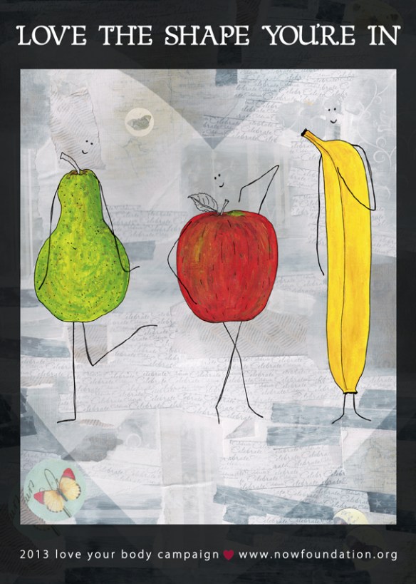 Love Your Body campaign poster – Anna Cull ~ Art & Music