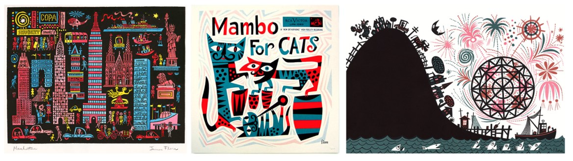 In the style of… Jim Flora – Anna Cull ~ Art & Music